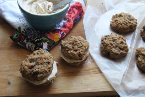 Inside-Out Carrot Cake Cookies - Baker by Nature