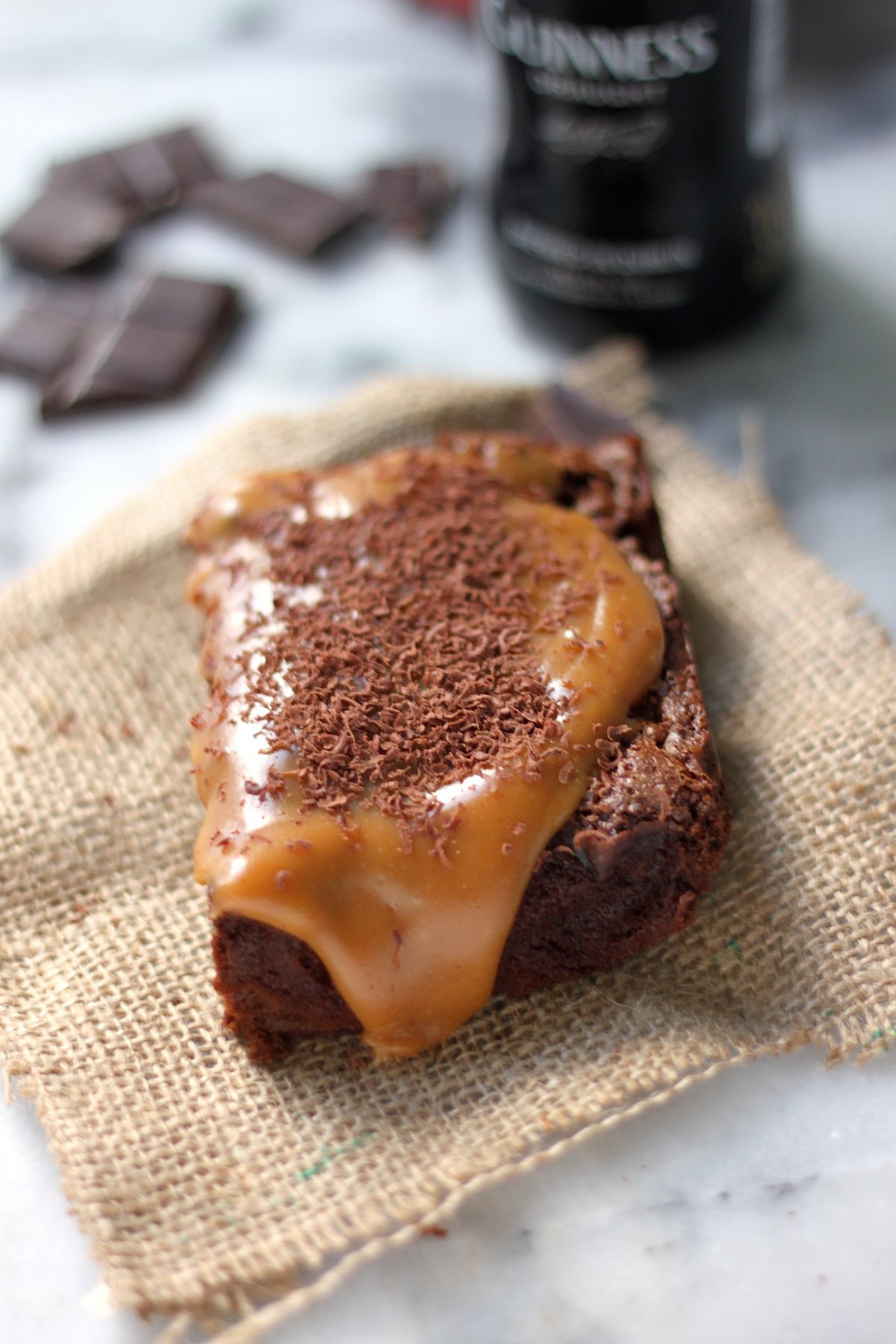 Black and Tan Brownies - Baker by Nature