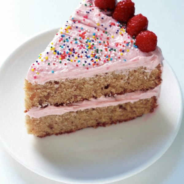 Raspberry Rose Layer Cake - Baker by Nature