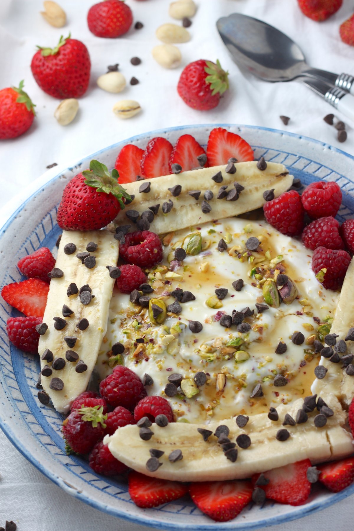 Breakfast Banana Split for Two - Baker by Nature