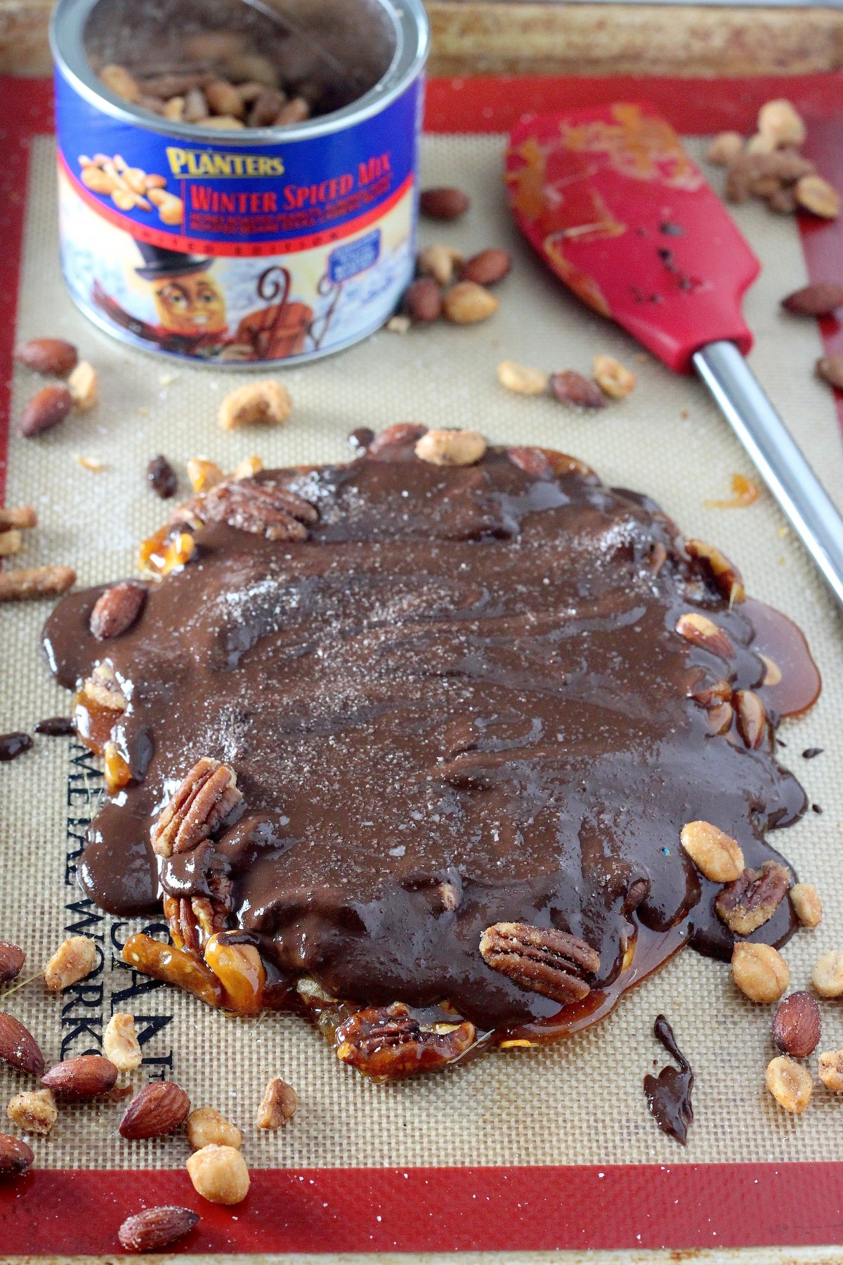 Chocolate Covered Nut Brittle - Baker by Nature