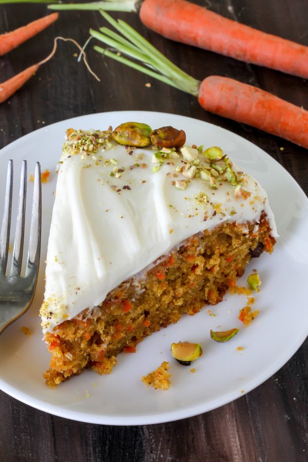 Pumpkin Carrot Cake with Cream Cheese Frosting - Baker by Nature