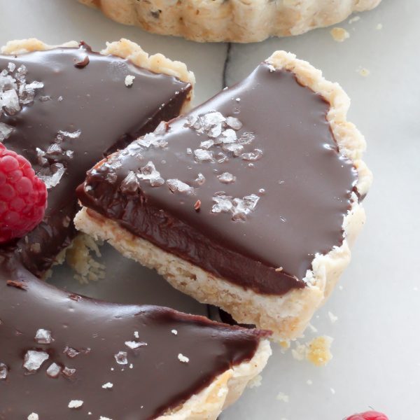 Chocolate Ganache Tarts - Baker by Nature