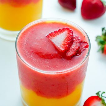 Strawberry Mango Smoothie - Baker by Nature