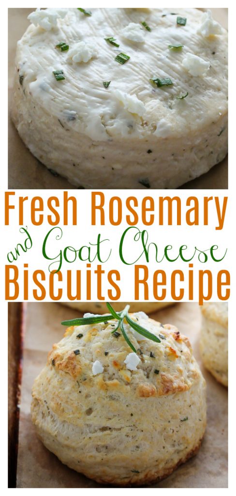 Rosemary Goat Cheese Biscuits - Baker by Nature