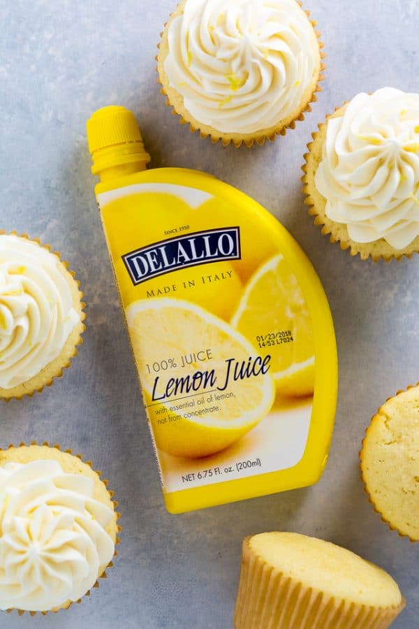 One-Bowl Lemon Ricotta Cupcakes - Baker by Nature