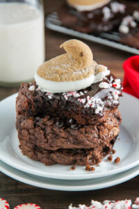 Peeps Peppermint Hot Chocolate Cookies - Baker by Nature