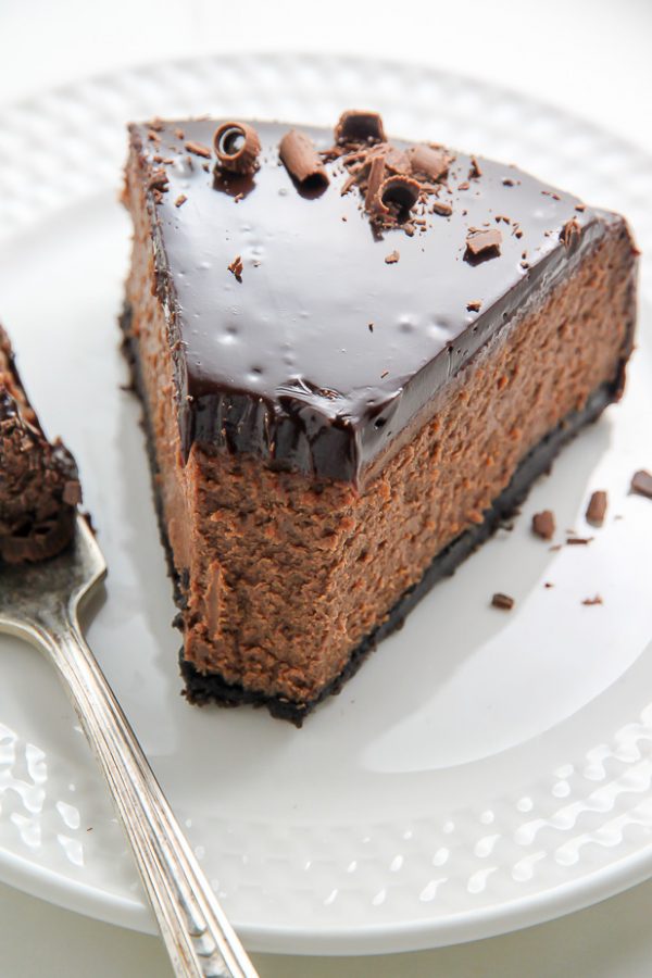 Kahlua Chocolate Cheesecake - Baker by Nature