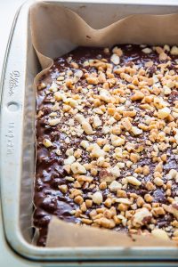 3-Ingredient Roasted Almond Toffee Bark - Baker by Nature