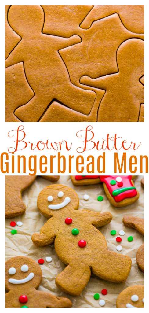 Brown Butter Gingerbread Men - Baker by Nature