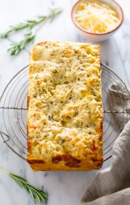 One-Bowl Herbed Ricotta Cheesy Bread - Baker by Nature