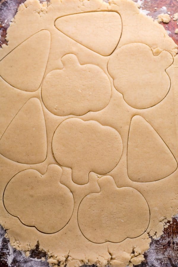 Pumpkin Spice Cut-Out Cookies - Baker by Nature