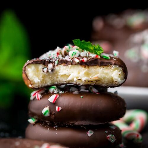 5-Ingredient Peppermint Patties - Baker by Nature