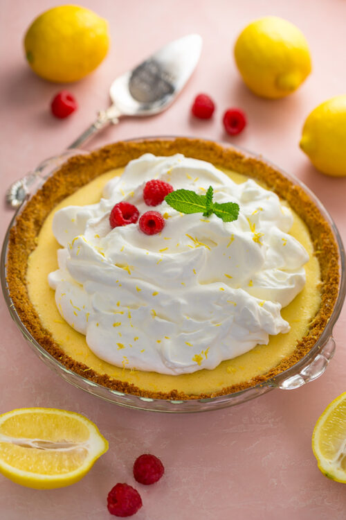 Lemon Cream Pie - Baker by Nature