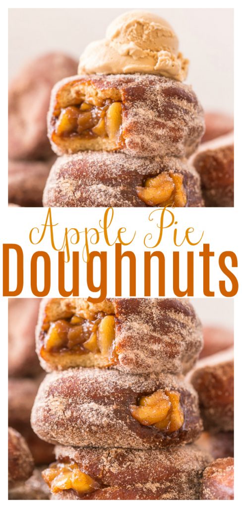 Apple Pie Doughnuts - Baker by Nature