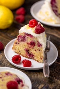 Lemon Raspberry Bundt Cake - Baker by Nature