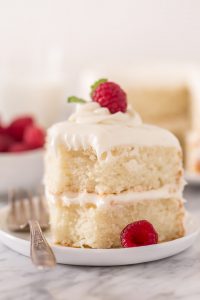 Best White Cake Recipe (Great with ANY Frosting Recipe) - Baker by Nature