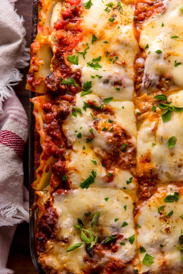 The BEST Homemade Lasagna Recipe (Top-Rated Recipe)