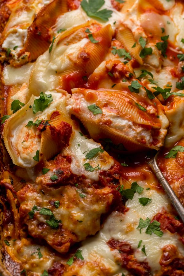 Crazy Good Classic Stuffed Shells - Baker by Nature