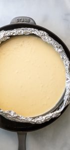How to Make an Easy Water Bath for Cheesecake - Baker by Nature