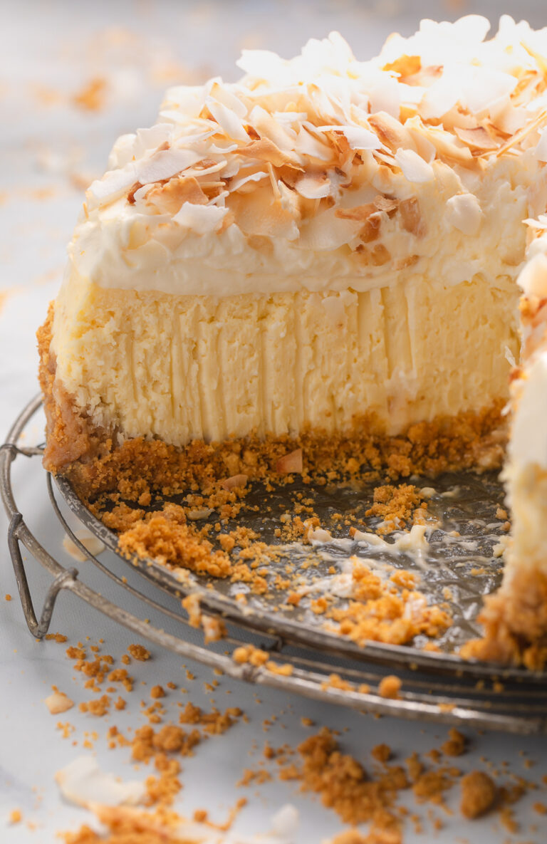 Coconut Cheesecake - Baker by Nature