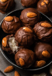 Almond Joy Truffles - Baker by Nature