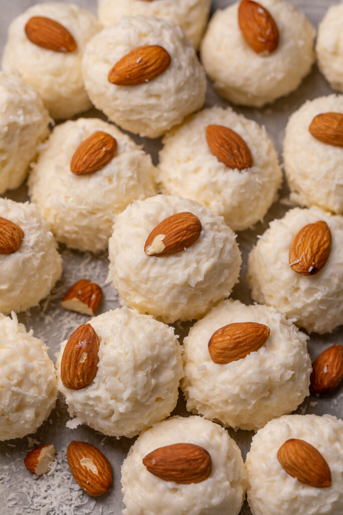 Almond Joy Truffles - Baker by Nature