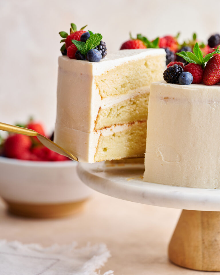 My Favorite Vanilla Cake Recipe - Baker by Nature