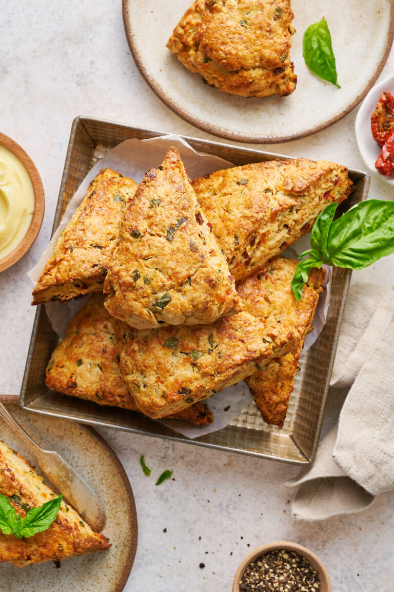 Chocolate Chunk Toasted Coconut Scones - Baker by Nature