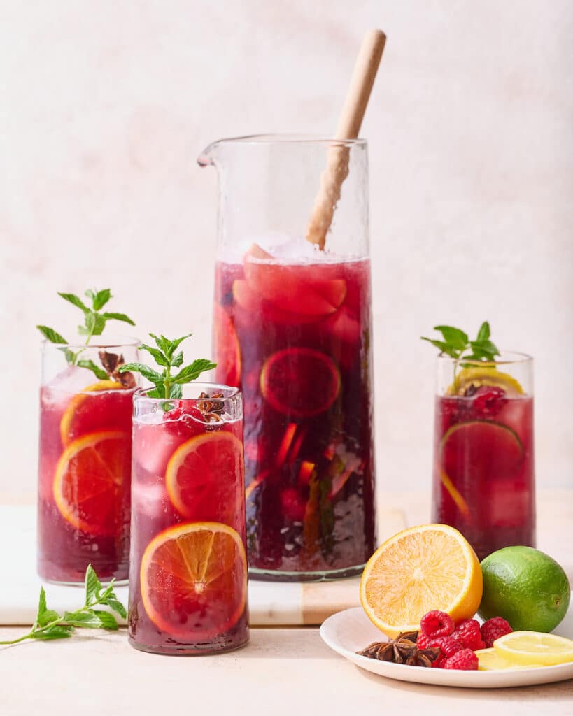 Mulled Wine Sangria - Baker by Nature