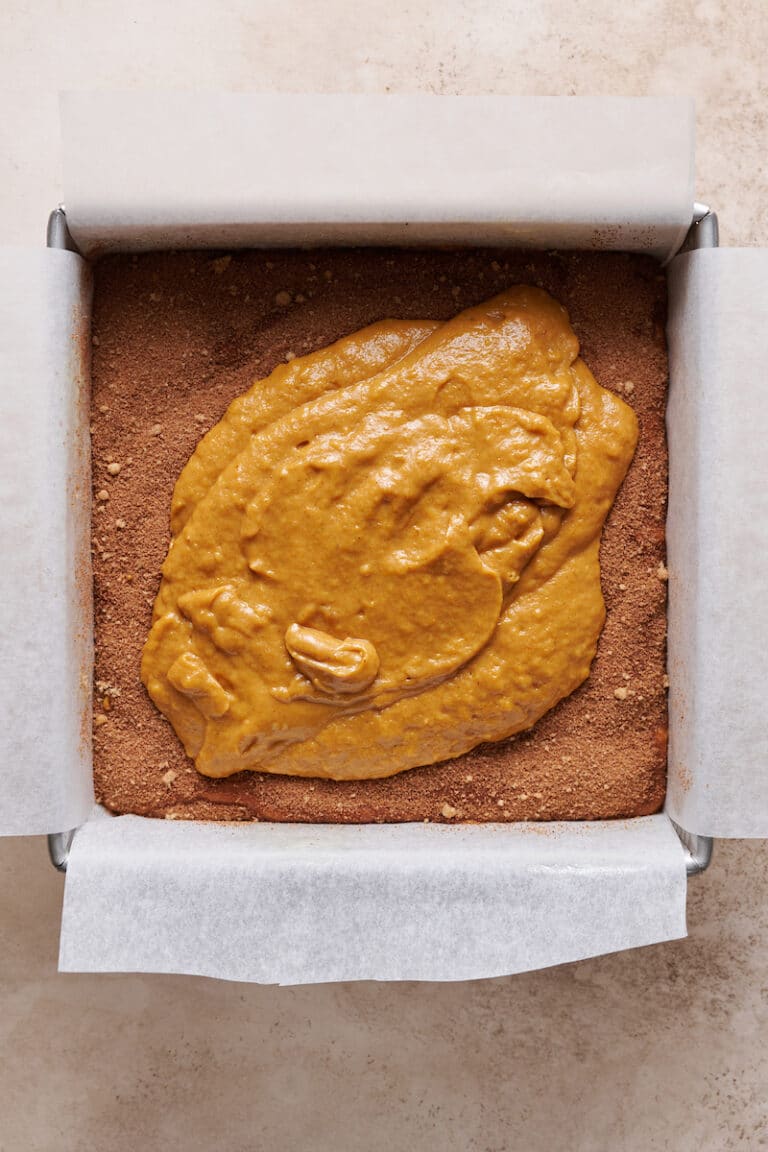 Pumpkin Coffee Cake with Maple Glaze - Baker by Nature