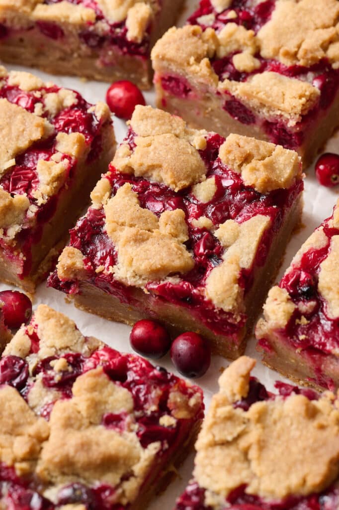 Cranberry Crumb Bars - Baker by Nature