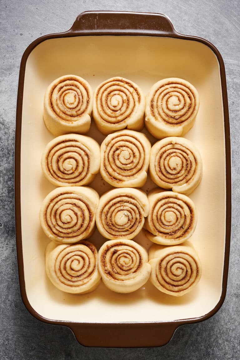 Christmas Morning Gingerbread Cinnamon Rolls - Baker by Nature