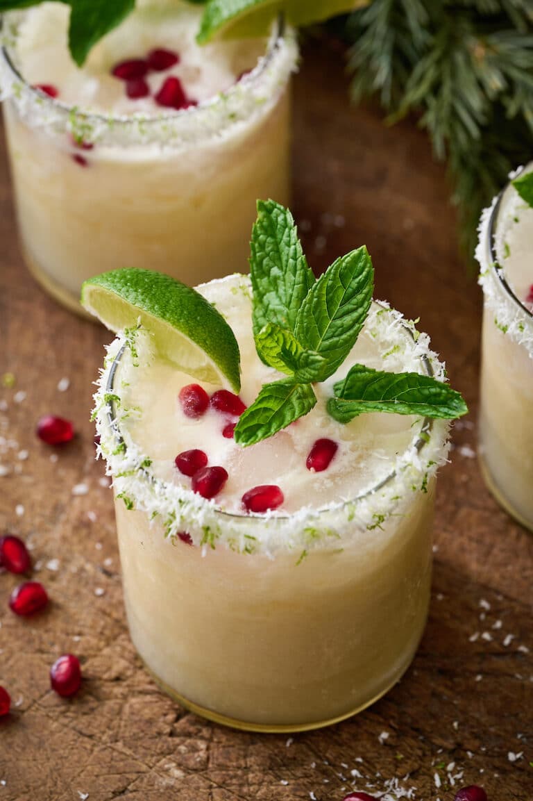 White Christmas Margaritas - Baker by Nature