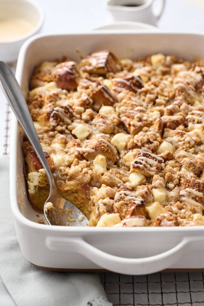 Overnight Raspberry French Toast Casserole - Baker by Nature