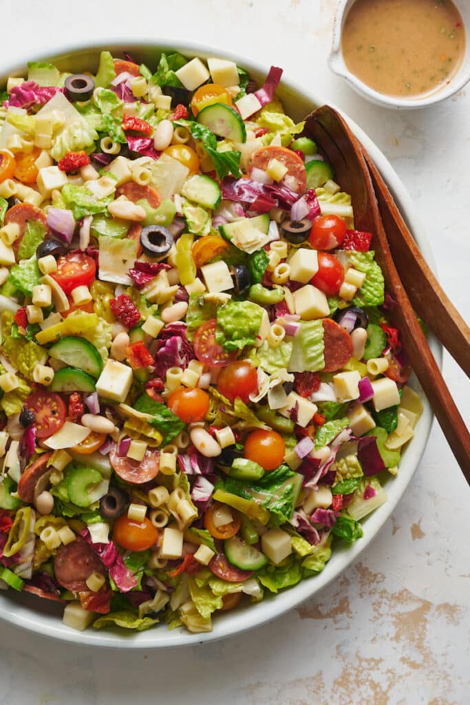 Big Italian Chopped Salad - Baker by Nature