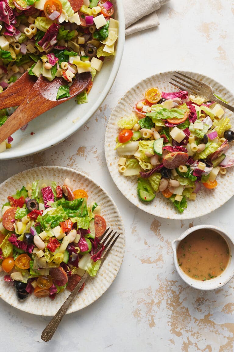 Big Italian Chopped Salad - Baker by Nature