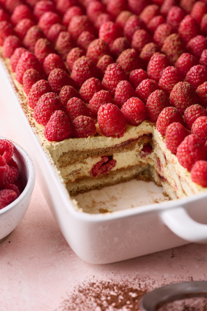 Raspberry Tiramisu - Baker by Nature