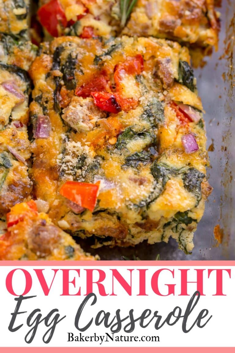 Easy Overnight Italian Breakfast Casserole - Baker by Nature