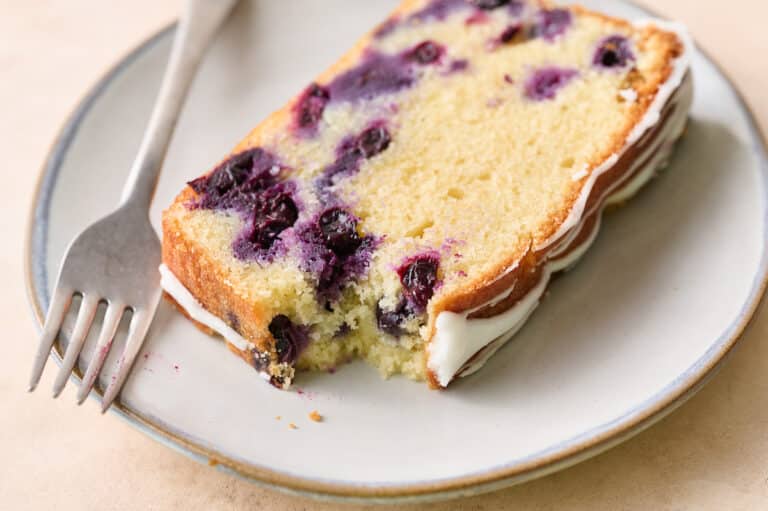 Blueberry Pound Cake - Baker by Nature