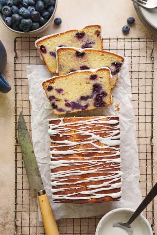 Blueberry Pound Cake - Baker by Nature