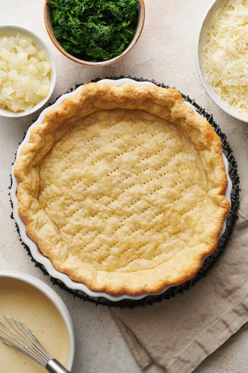 Spinach Quiche - Baker by Nature