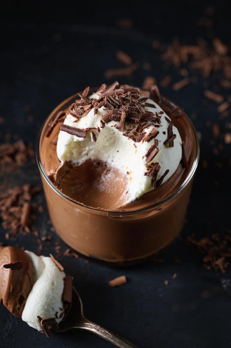 The Best Chocolate Mousse Recipe - Baker by Nature