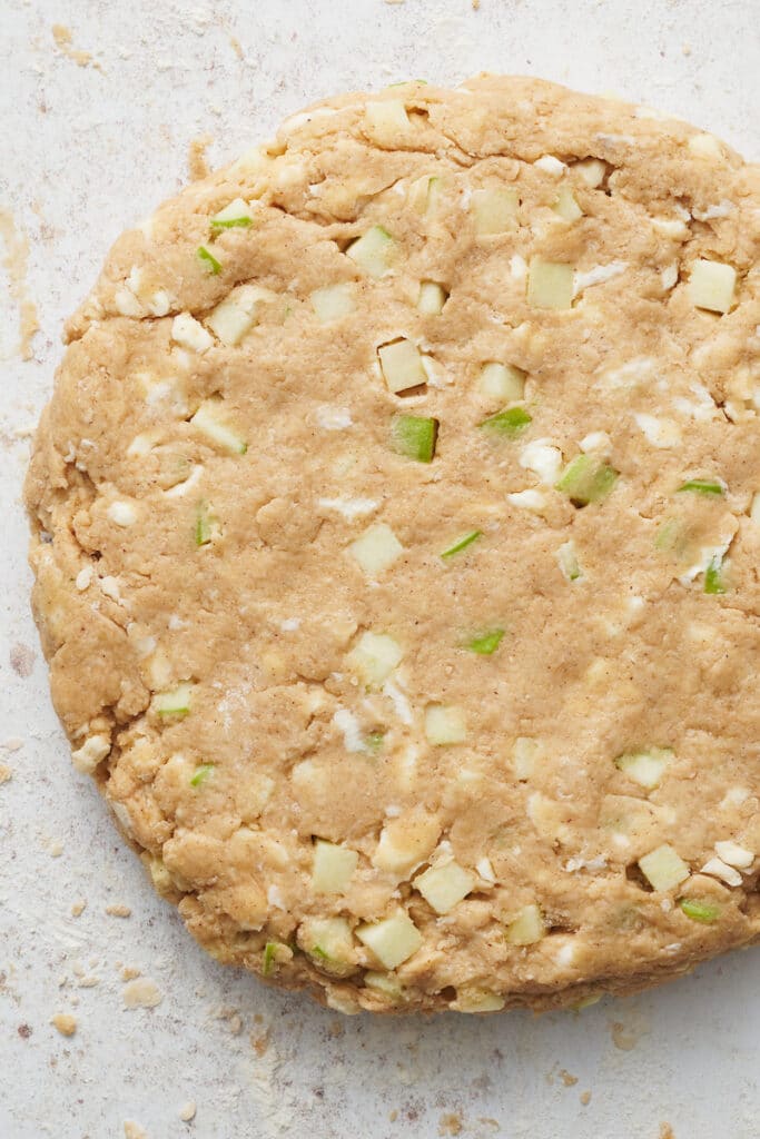 Apple Scones with Maple Glaze - Baker by Nature