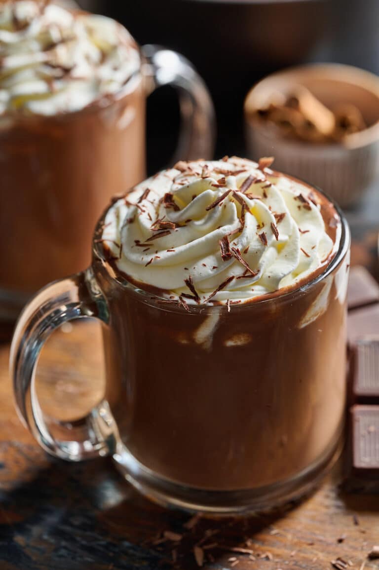 5 Ingredient Hot Chocolate Recipe - Baker by Nature