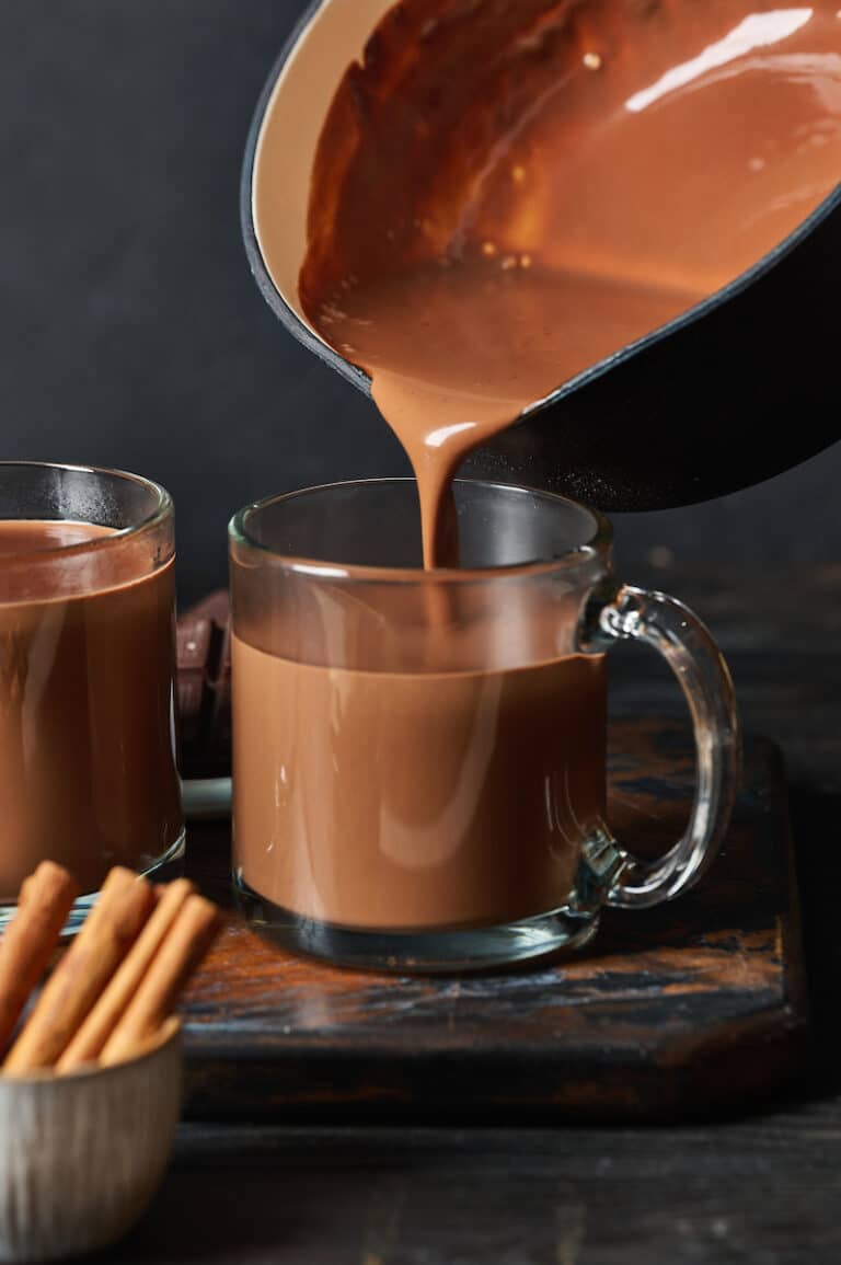 5 Ingredient Hot Chocolate Recipe - Baker by Nature