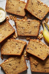 Maple Walnut Banana Bread - Baker by Nature