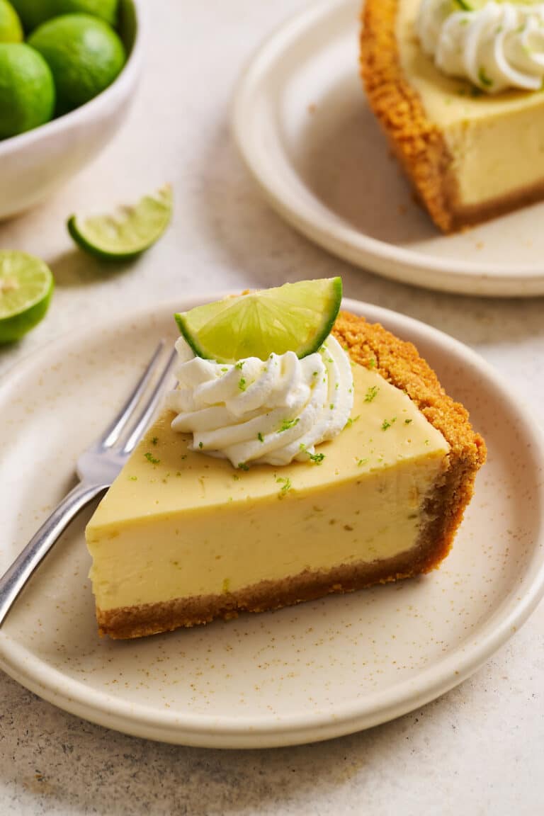 Mini Key Lime Cheesecakes - Baker by Nature