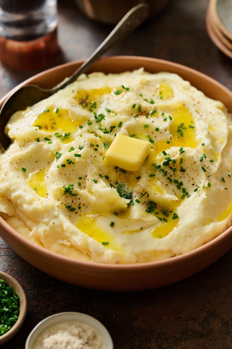 The Best Sour Cream Mashed Potatoes Recipe - Baker by Nature